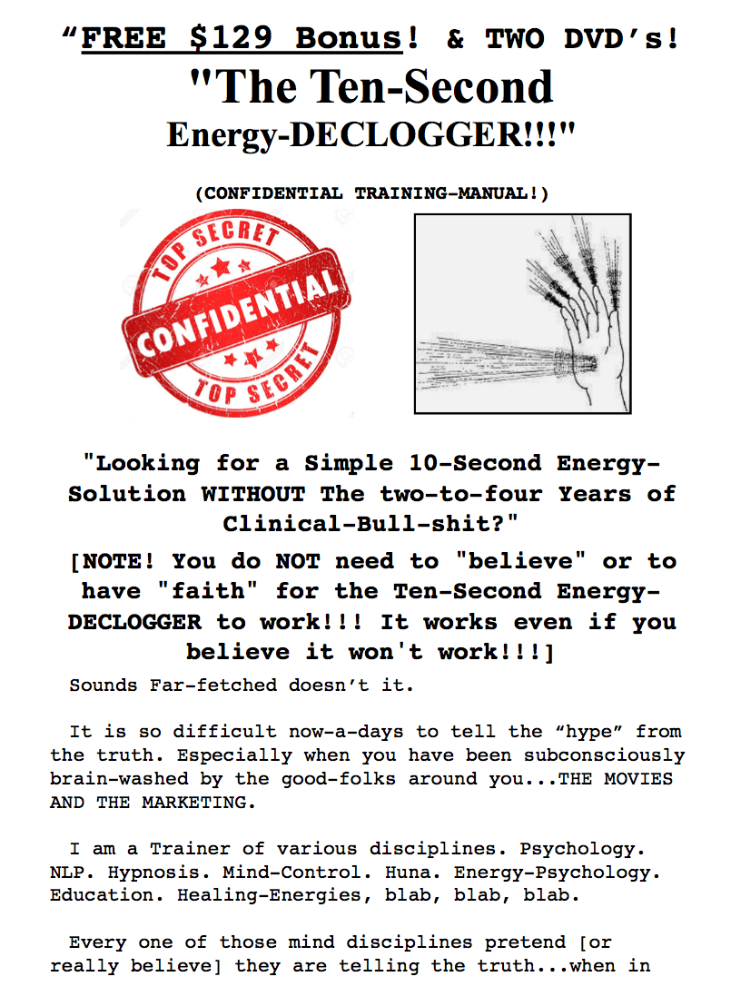 Simple 10-Second-Energy-Solution